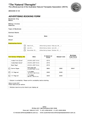 Fillable Online TNT Booking Form Fax Email Print - pdfFiller