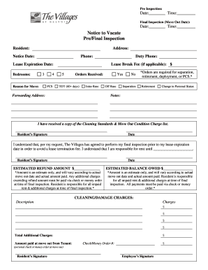 Fillable Online Notice and Inspections form Fax Email Print - pdfFiller