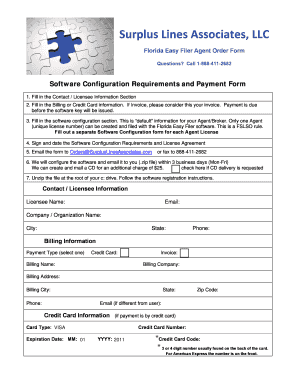 Fillable Online Surplus Lines Associates LLC Fax Email Print - pdfFiller