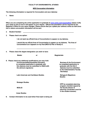 Fillable Online MES Convocation Information.doc Fax Email Print - pdfFiller