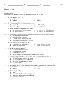Fillable Online genevaschools ExamView - Chapter 12 testpdf ...
