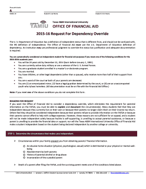 Fillable Online tamiu Please print clearly A TAMIU ID Students Last Name Students First Name ...