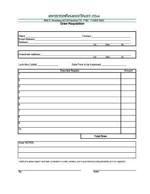 Fillable Online Draw requestxls Fax Email Print - pdfFiller