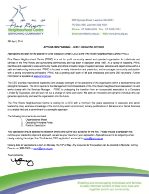 Fillable Online CEO Application Package 2014 - QCOSS Fax Email Print ...