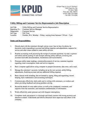 63+ Free Editable Customer Service Job Description Templates in MS Word ...