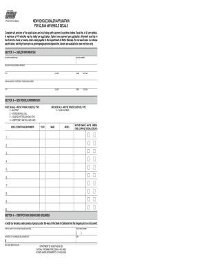 DEPARTMENT OFMOTORVEHICLES NEW VEHICLE DEALER APPLICATION - Fill and ...