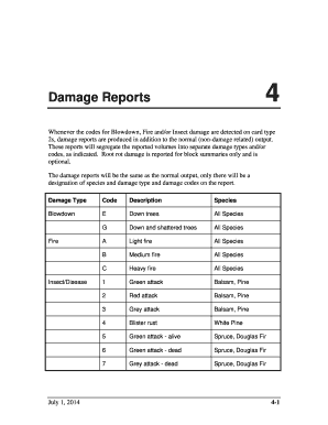 Fillable Online Damage Reports Fax Email Print - pdfFiller