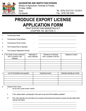 Fillable Online QUARANTINE AND INSPECTION DIVISION - fijiorgnz Fax ...