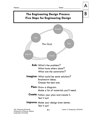 Fillable Online eie The Engineering Design Process - eie Fax Email ...