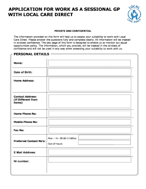 Fillable Online localcaredirect 02. Application form.doc Fax Email ...