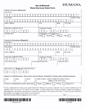 Fillable Online Explore Group Vision Plan Features and Covered Services ...