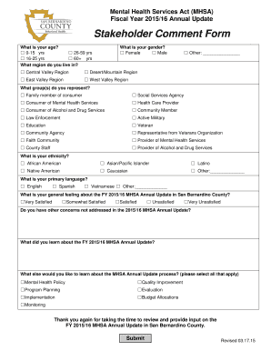 Fillable Online sbcounty Mental Health Services Act (MHSA) Fiscal Year ...