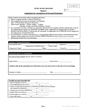 Fillable Online twc edu Form REG09 - twc edu Fax Email Print - pdfFiller