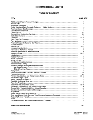 Fillable Online Covered Auto Designation Symbols Fax Email Print ...