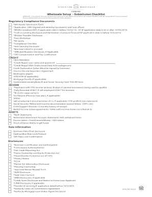Fillable Online Wholesale Setup - Submission Checklist Fax Email Print - pdfFiller