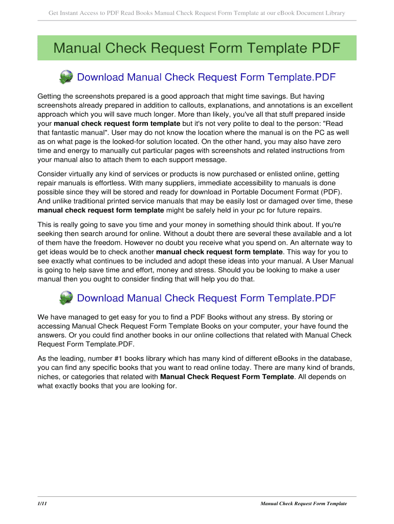 Fillable Online bsocks Manual Check Request Form Template - bsocksnet ...