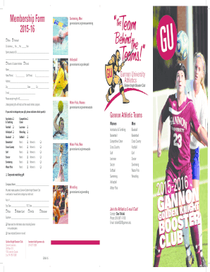 Alumni Membership Form Sample | pdfFiller