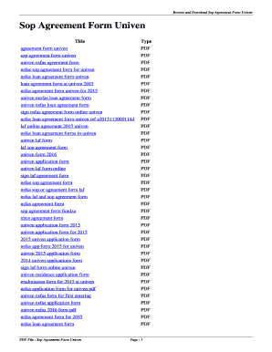 Fillable Online cogibay hopto Sop Agreement Form Univen ...