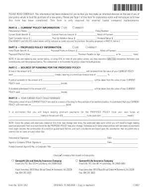 Fillable Online POLICY DISCLOSURE FORM AND INSTRUCTIONS Fax Email Print ...