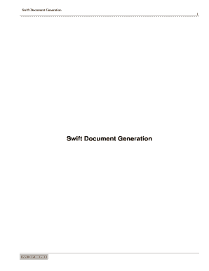 Fillable Online Swift Document Generation Fax Email Print - pdfFiller