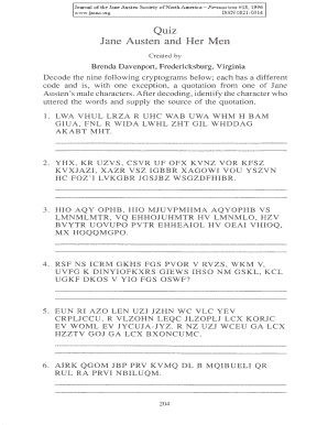 Fillable Online jasna Jane Austen and Her Men - jasna Fax Email Print - pdfFiller