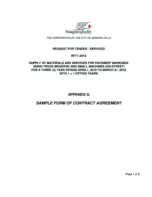 Fillable Online SAMPLE FORM OF CONTRACT AGREEMENT - Welcome Fax Email ...