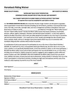 Fillable Online troop123 Horseback Riding Waiver - troop123org Fax ...