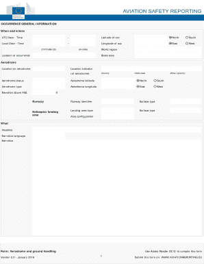 Fillable Online OCCURRENCE GENERAL INFORMATION When and where Fax Email ...