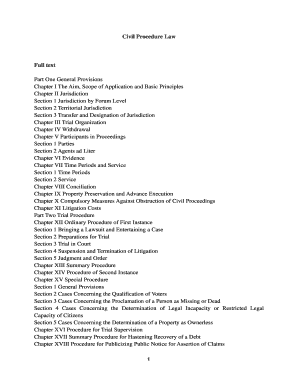 Fillable Online Civil Procedure Law Fax Email Print - pdfFiller