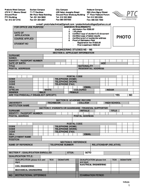 Ptc Durban Campus Photos - Fill Online, Printable, Fillable, Blank ...