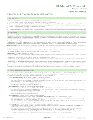 Fillable Online MEDICAL QUESTIONNAIRE AND APPLICATION Fax Email Print ...