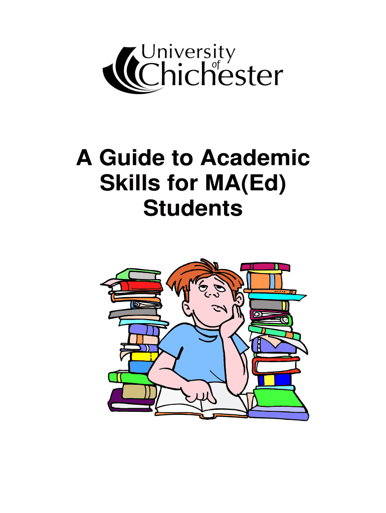 Fillable Online A Guide to Academic Skills for MAEd Students Fax Email Print - pdfFiller