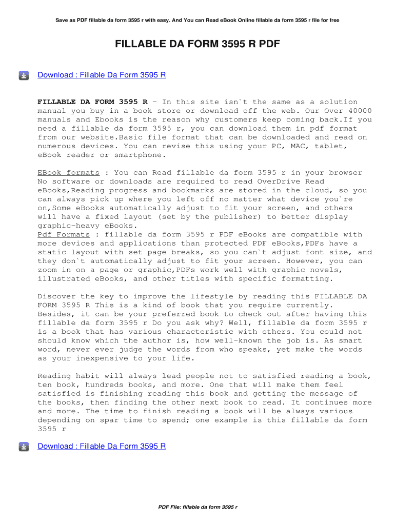Fillable Online propdfdocs PDF bfillable dab form b3595 rb Fax Email ...