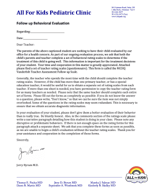 Fillable Online afkpeds ADHDLettertoteacher.doc Fax Email Print - pdfFiller
