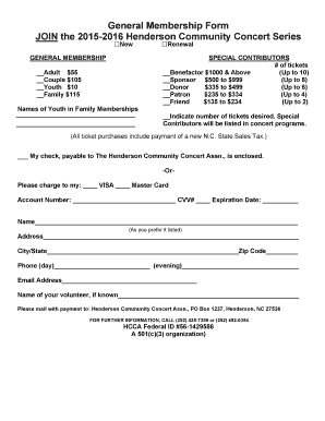 Fillable Online hcca HCCA General Membership Form - hcca Fax Email ...