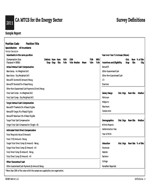 Compensation Survey Pdf | pdfFiller
