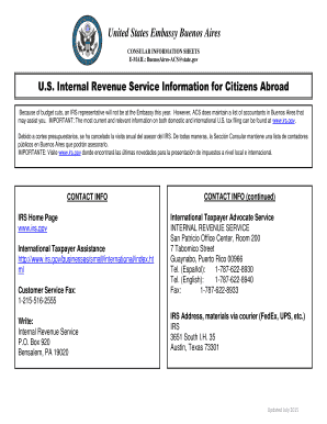 Fillable Online CONSULAR INFORMATION SHEETS Fax Email Print - pdfFiller