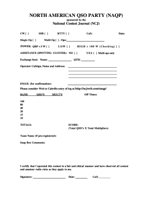 Fillable Online Log bformsb - National Contest Journal Fax Email Print ...