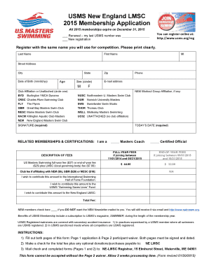 Fillable Online 2015 USMS NE-LMSC ind reg form REV 01-20-2015doc Fax ...