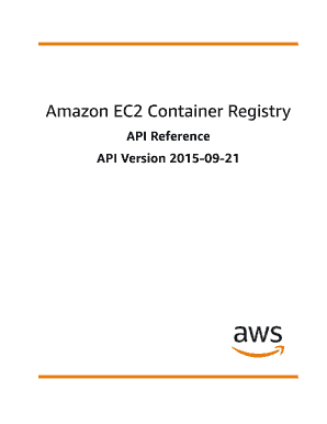 Fillable Online Amazon EC2 Container Registry Fax Email Print - pdfFiller