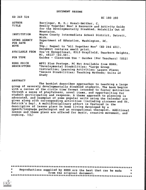 Fillable Online 246 601 from EDRS Study - ERIC Fax Email Print - pdfFiller