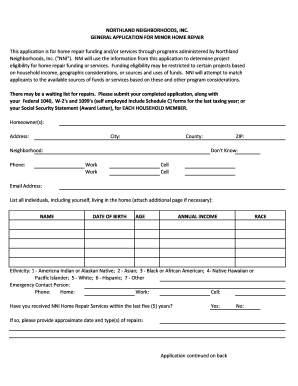 Fillable Online nni GENERAL MHR APPLICATION 3xlsx - nni Fax Email Print ...