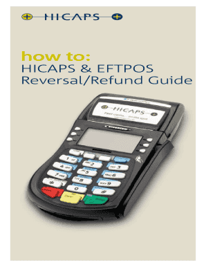 Fillable Online HICAPS & EFTPOS Fax Email Print - pdfFiller