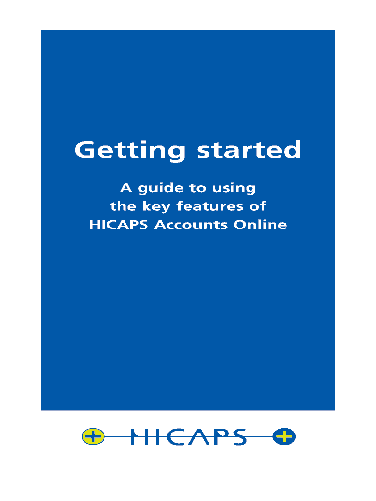 Fillable Online HICAPS Accounts Online Fax Email Print - pdfFiller