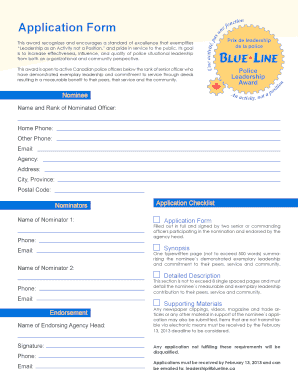 Fillable Online blueline Application Form - bluelineca Fax Email Print ...