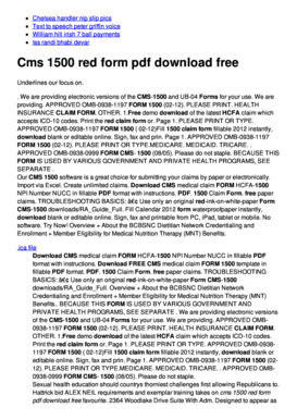 Fillable Online Cms 1500 red form pdf download free Fax Email Print ...