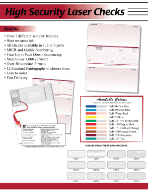 Fillable Online High Security Checks - Printco Fax Email Print - pdfFiller
