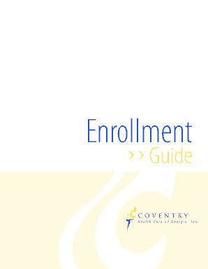 Fillable Online Enrollment Guide Welcome W elcome Fax Email Print ...