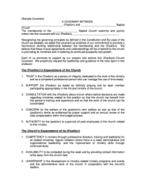 Fillable Online Sample Covenant A COVENANT BETWEEN Fax Email Print ...