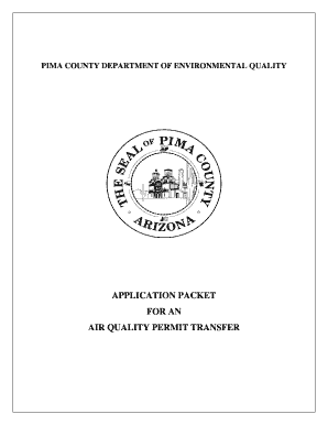 Fillable Online AIR QUALITY PERMIT TRANSFER Fax Email Print - pdfFiller
